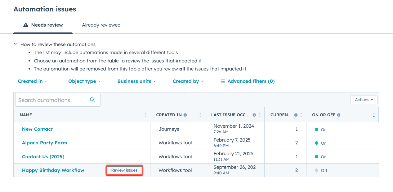 Troubleshoot common automation issues